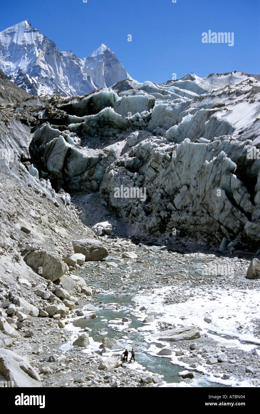 Gomukh glacier river hi-res stock photography and images - Alamy