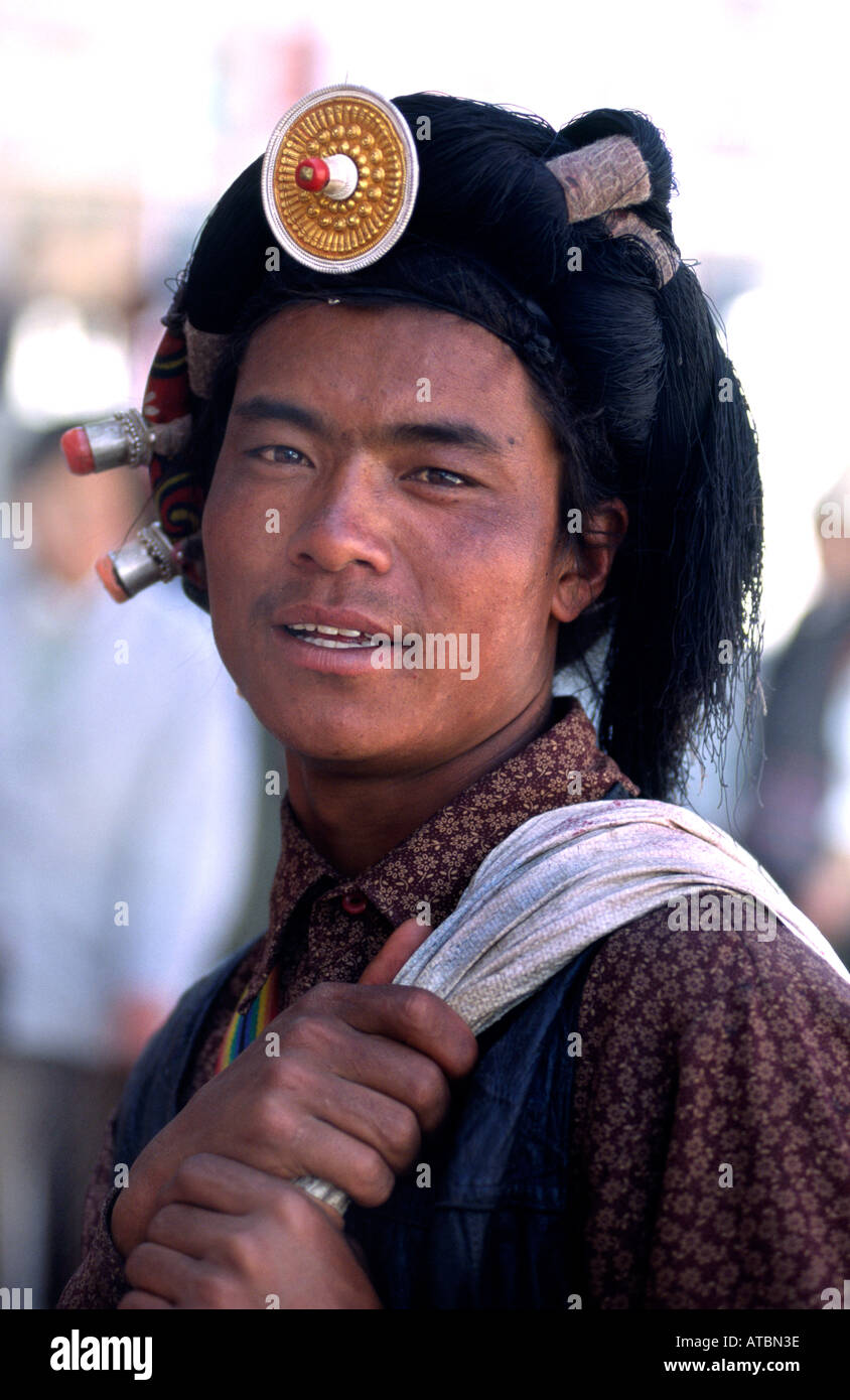 Tibet cowboy hi-res stock photography and images - Alamy