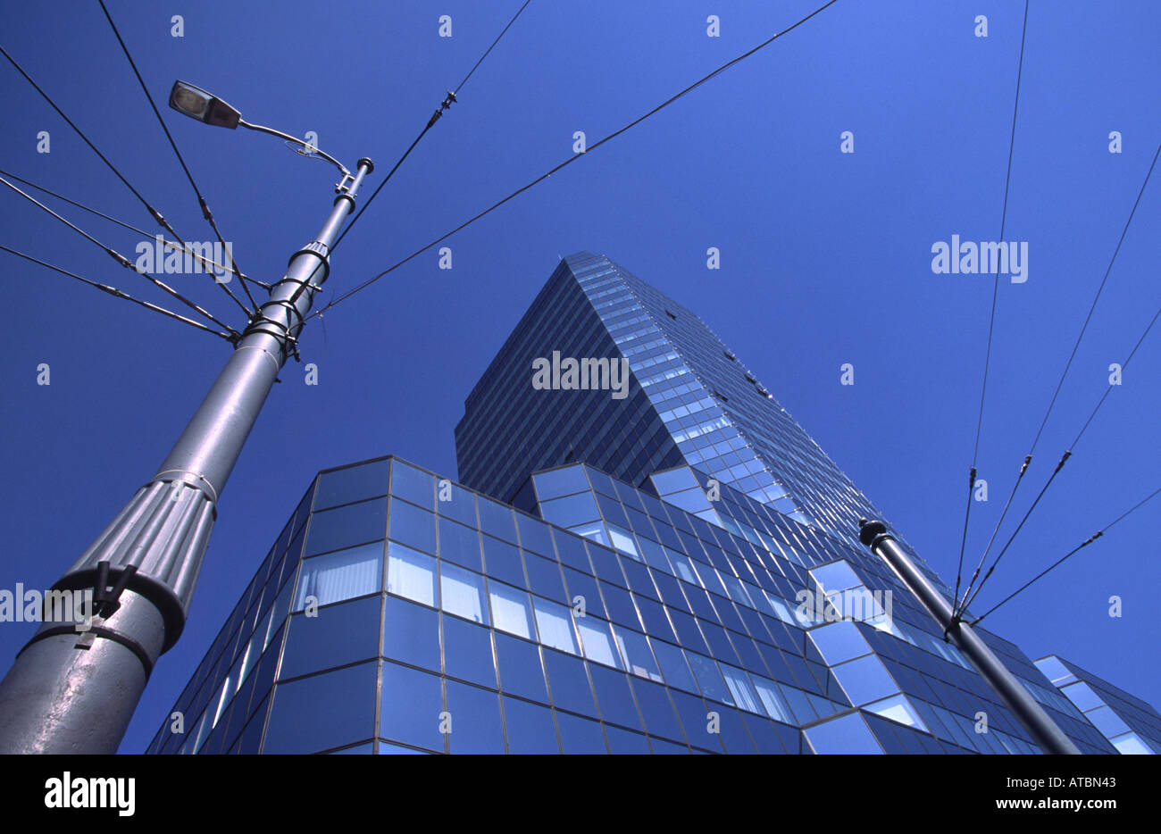 The Blue Tower. Warsaw, Poland Stock Photo - Alamy