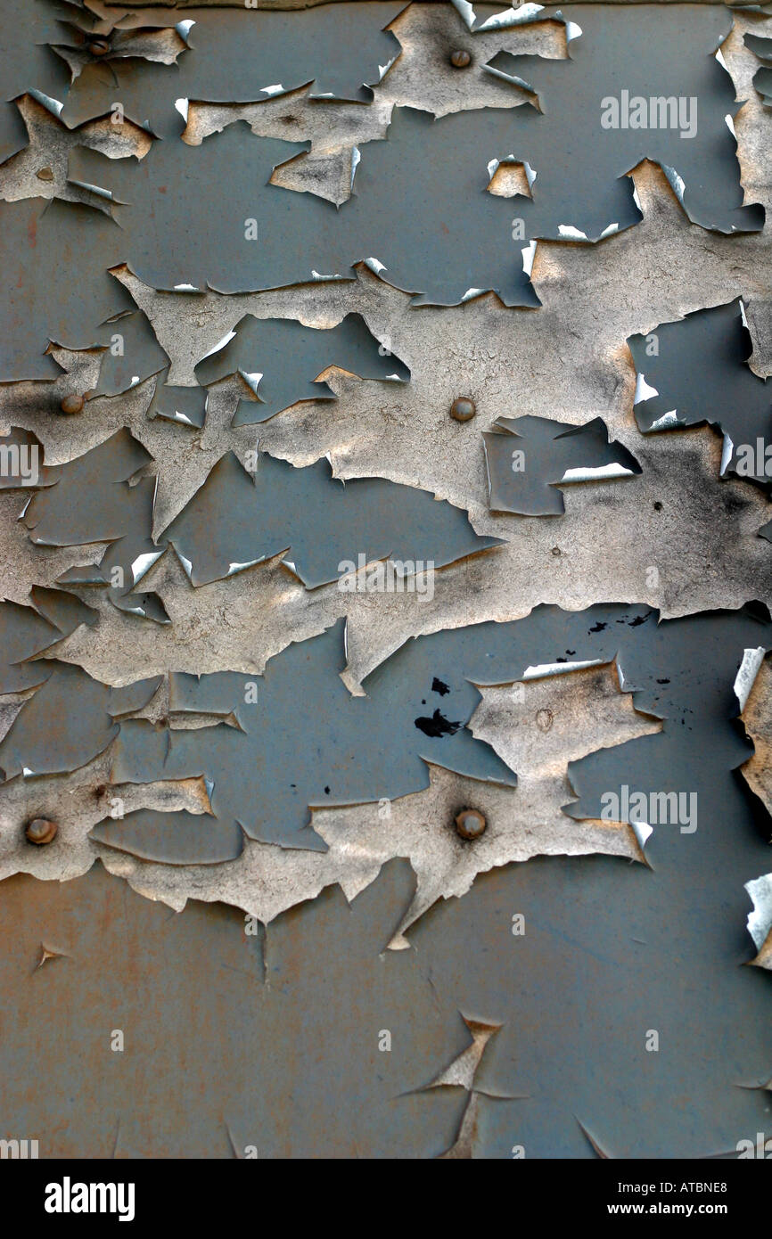 Cracked paint on an old railway car Stock Photo - Alamy
