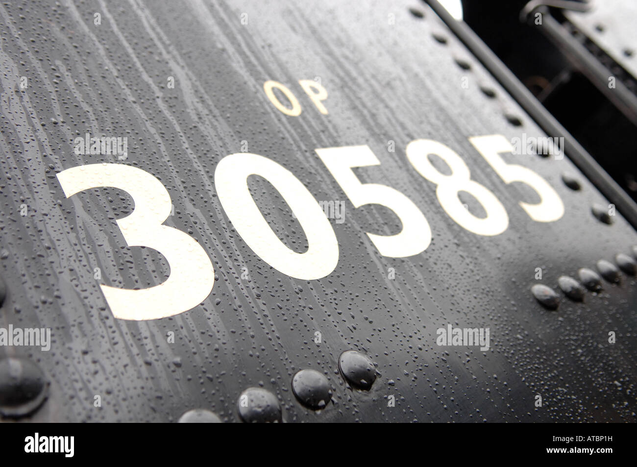 Steam train number Stock Photo - Alamy