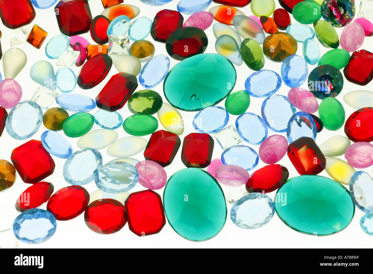 grounden colourful jewels Stock Photo - Alamy