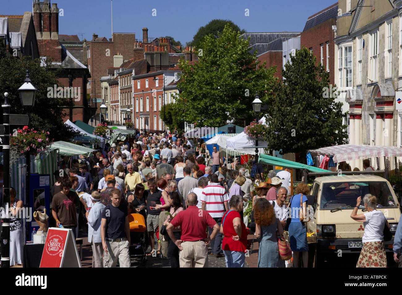 Market Day , Lewes , Sussex , England Stock Photo - Alamy