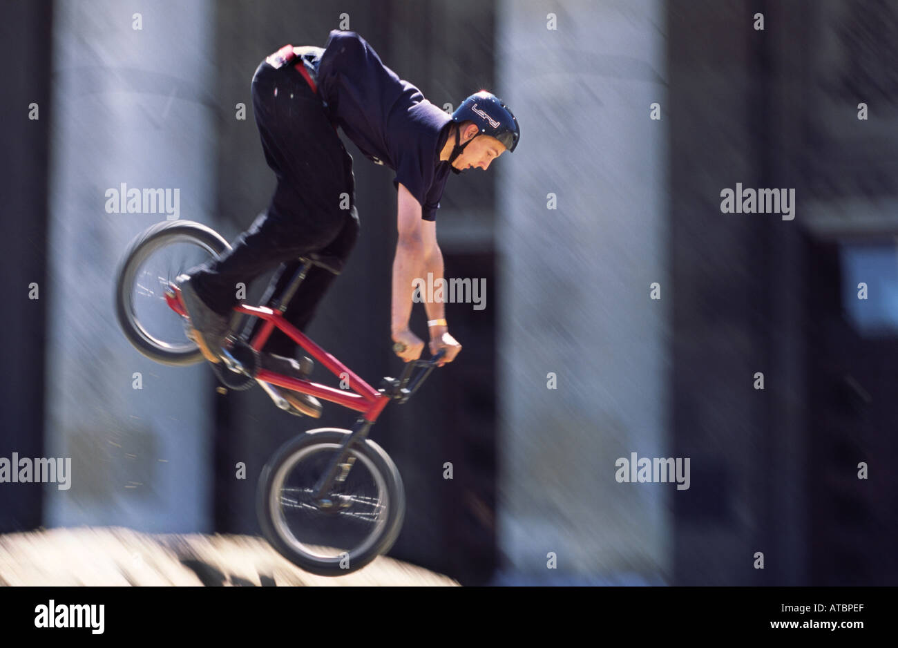 Bmx rider blur hi-res stock photography and images - Alamy