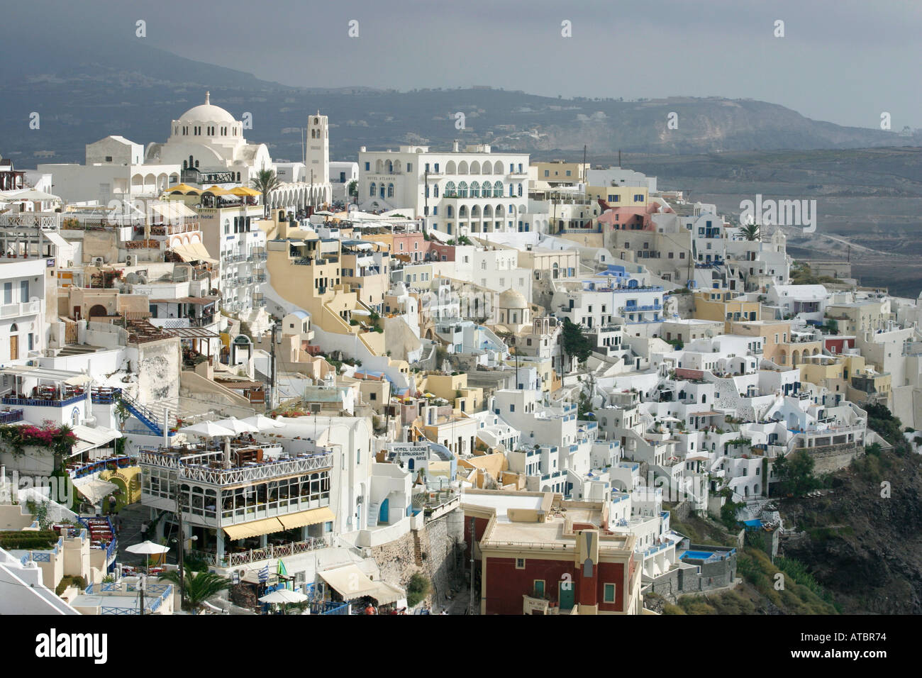 Fira Santorini Greece Stock Photo - Alamy