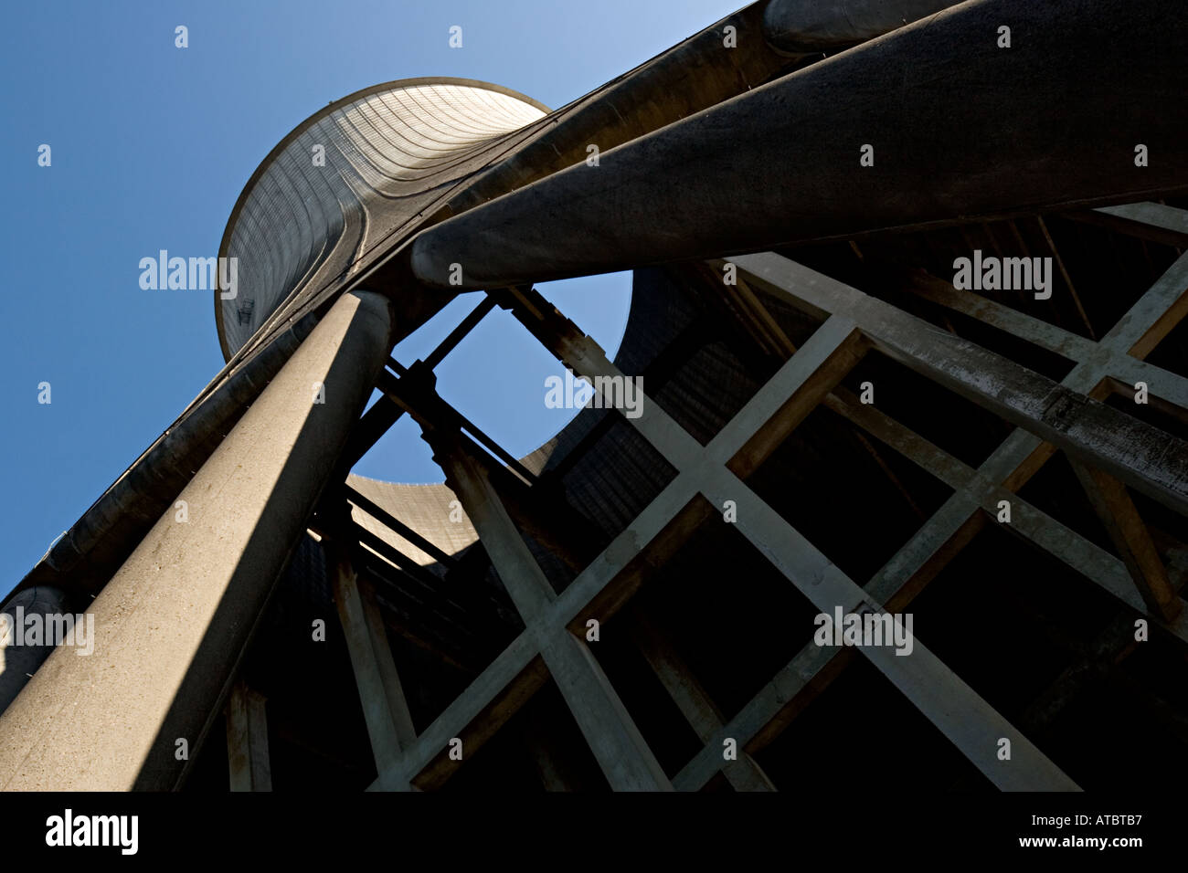 Inside cooling tower nuclear power hi-res stock photography and images ...
