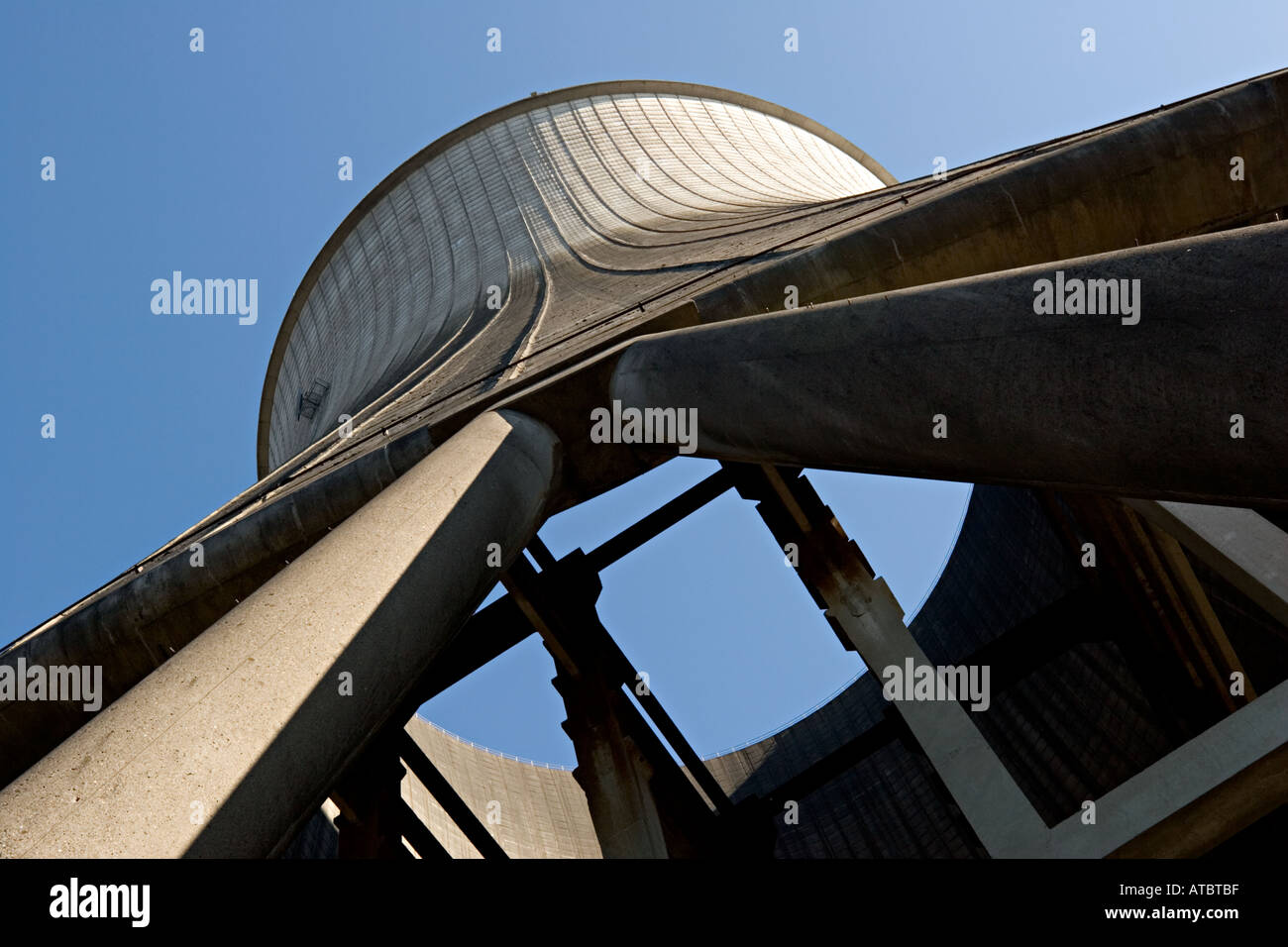 Nuclear cooling tower inside hi-res stock photography and images - Alamy
