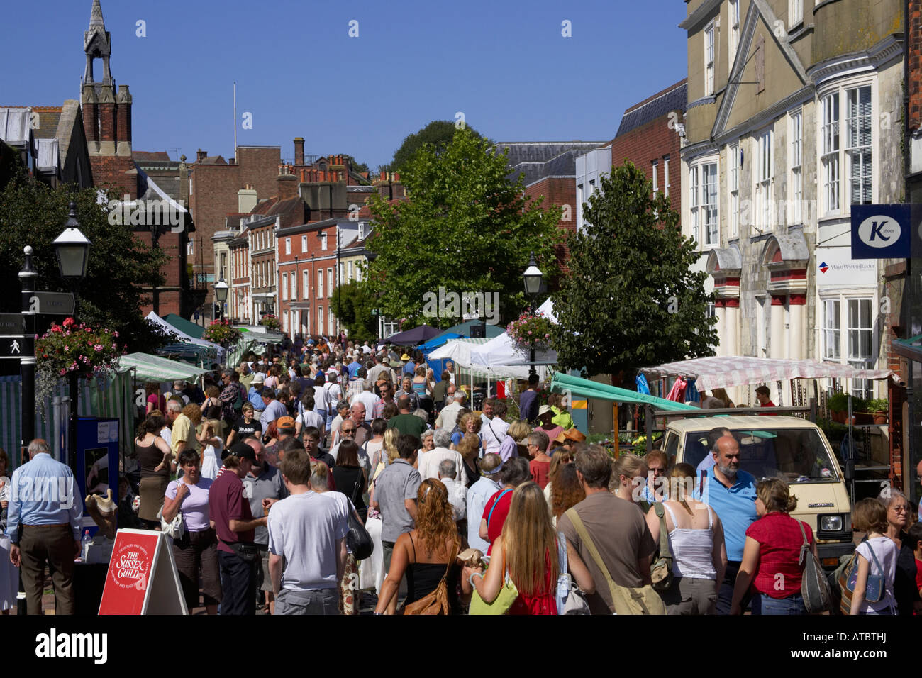 Market Day , Lewes , Sussex , England Stock Photo - Alamy