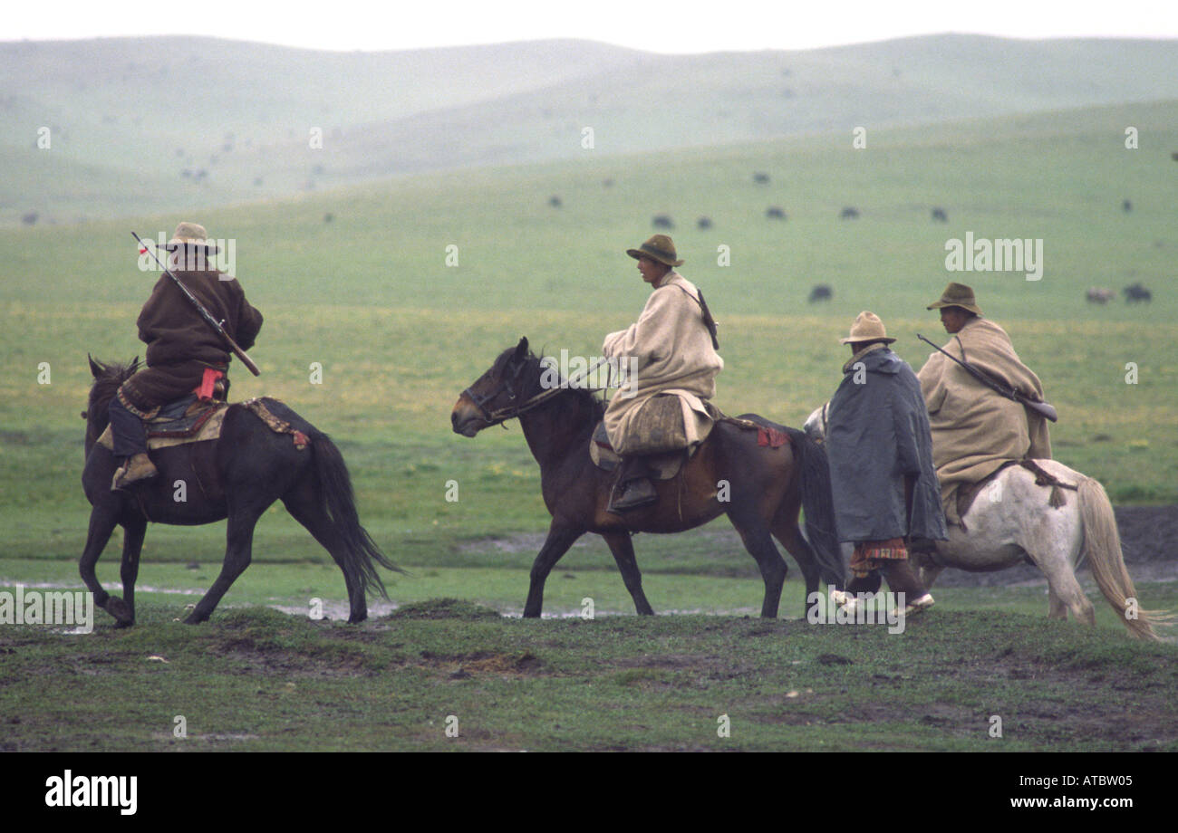 Tibetan cowboys hi-res stock photography and images - Alamy