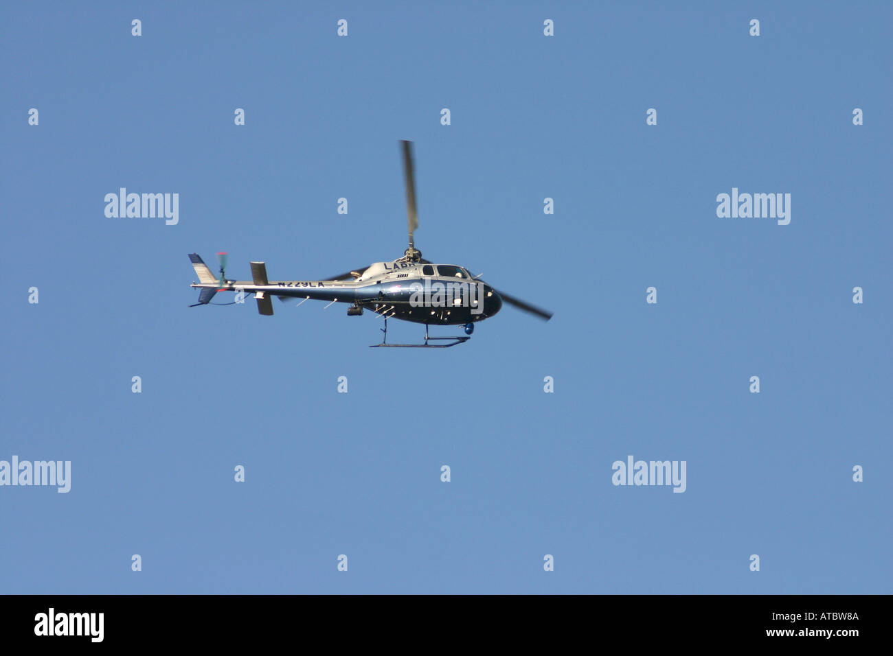 Helicopter police california hi-res stock photography and images - Alamy