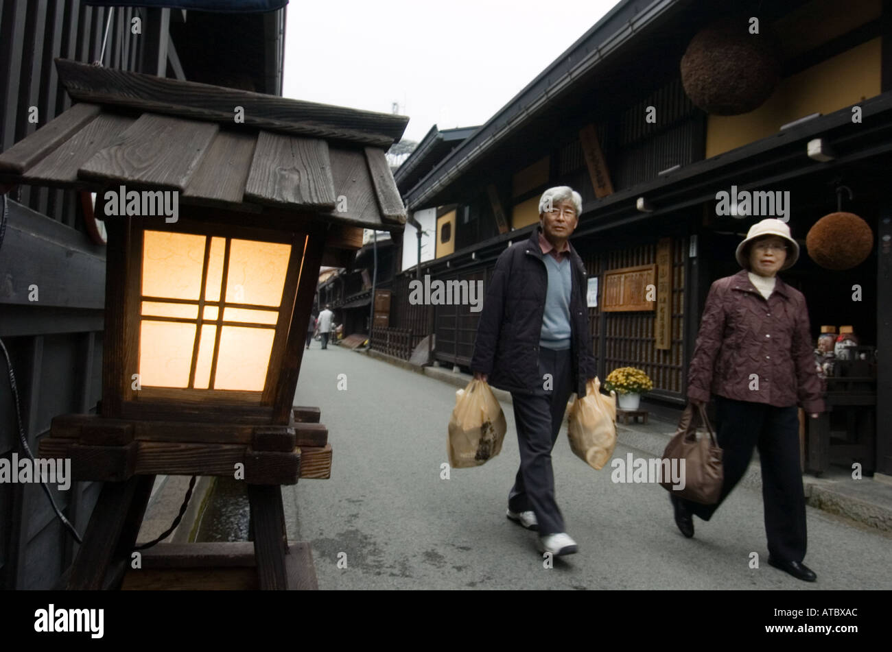 Takayama streets hi-res stock photography and images - Alamy