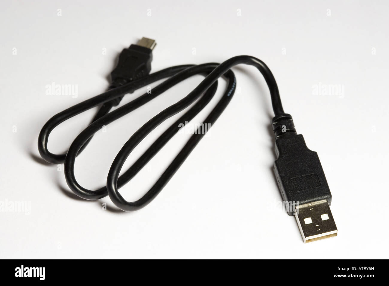 USB cable, close-up Stock Photo - Alamy