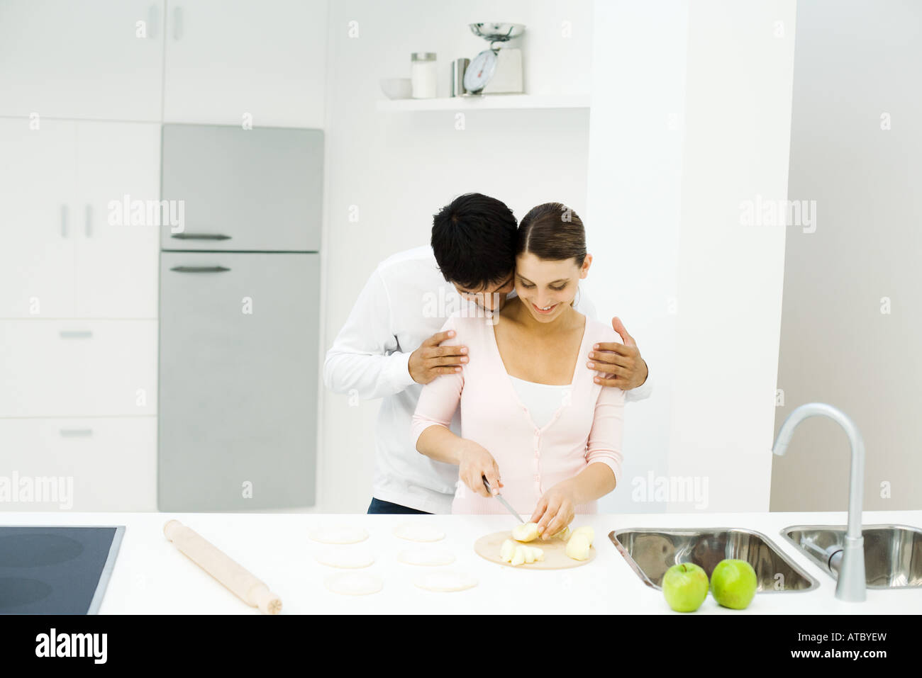 Over head rolling pins hi-res stock photography and images - Alamy