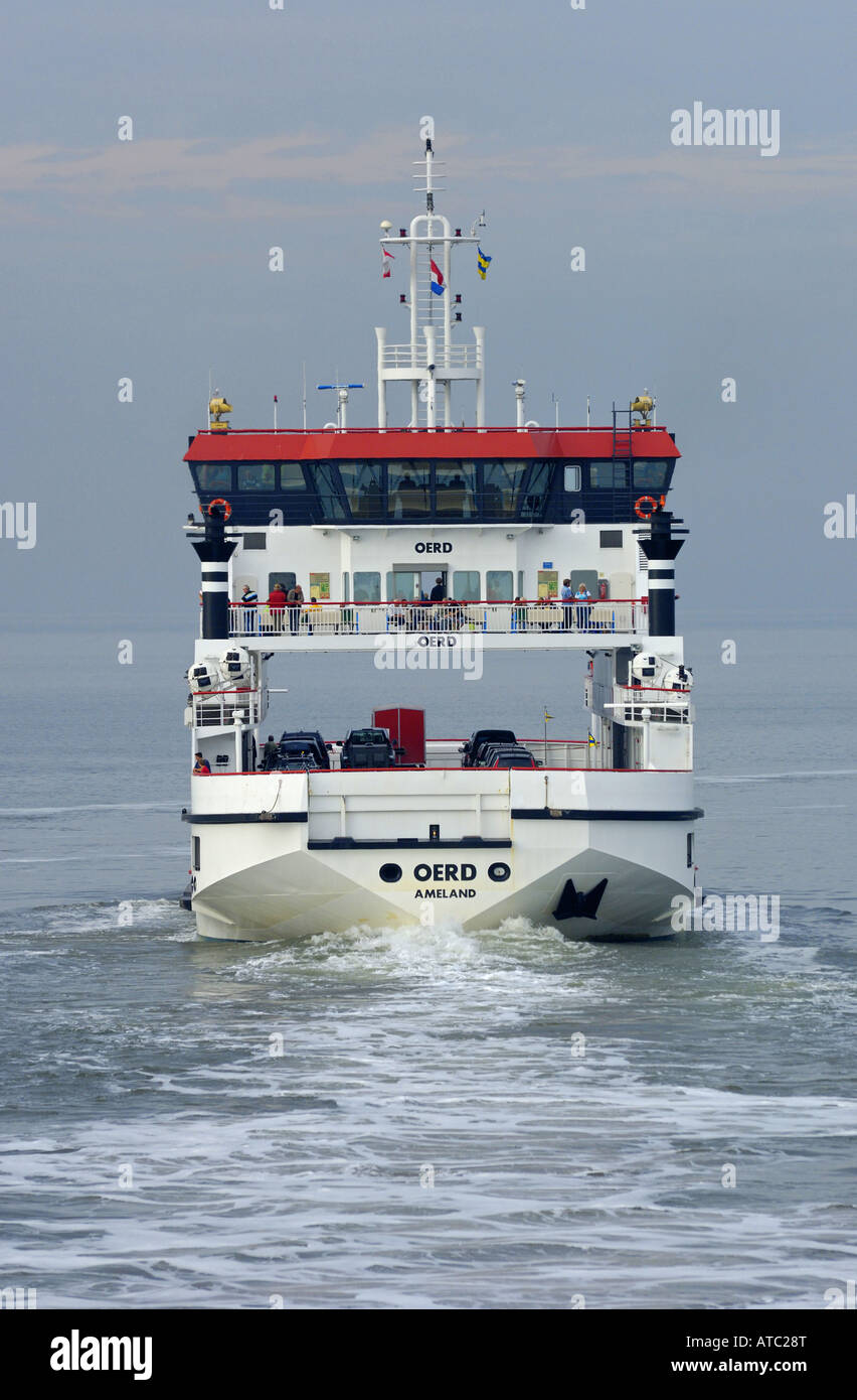 ferry from Holwerd to Ameland, Netherlands, Ameland Stock Photo - Alamy