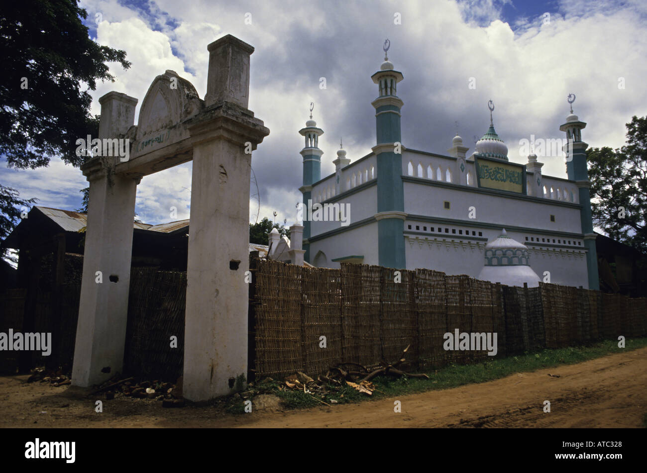 Exterior of a village mosque in Burma Stock Photo - Alamy