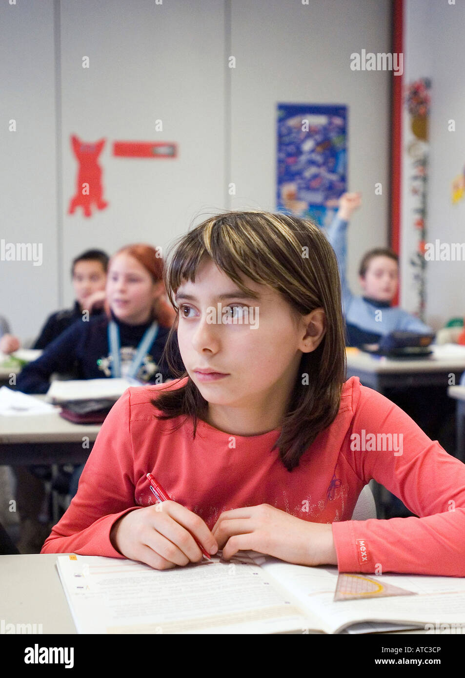Kids in a classroom, Mannheim, Germany Stock Photo - Alamy