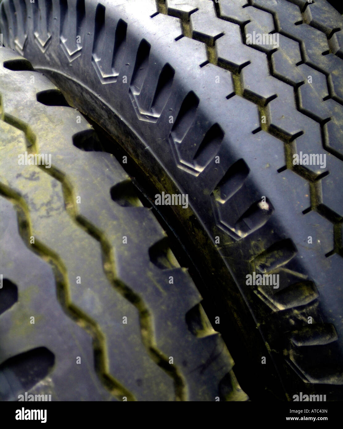 Old lorry tyres hi-res stock photography and images - Alamy