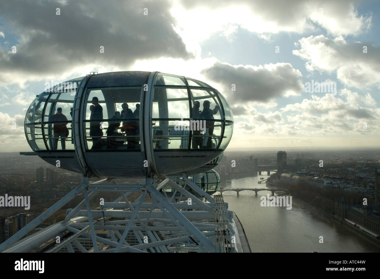 London Eye view Stock Photo - Alamy