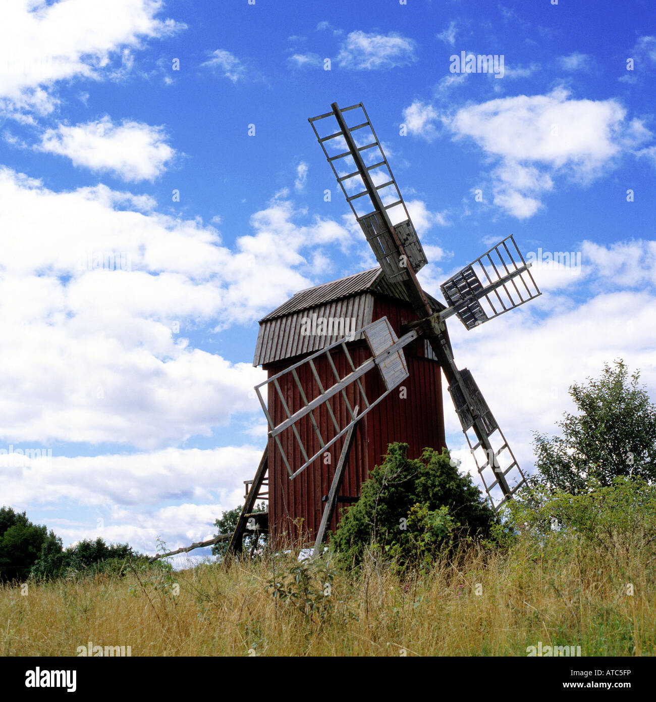 post mill, Sweden Stock Photo - Alamy