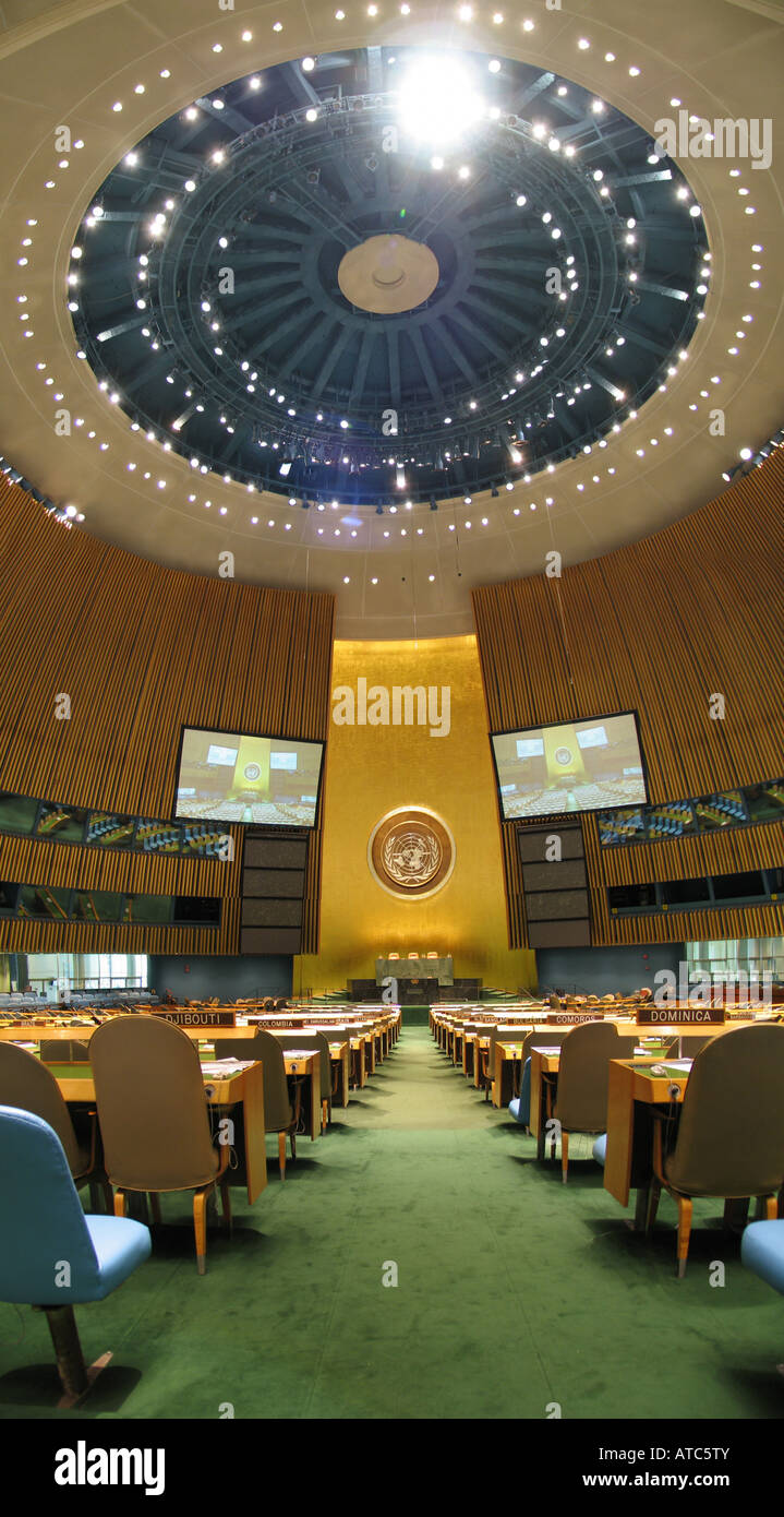 Interior united nations general assembly hi-res stock photography and ...