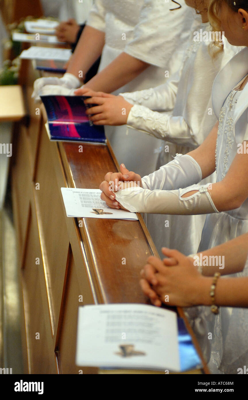Holy communion dresses hi-res stock photography and images - Alamy
