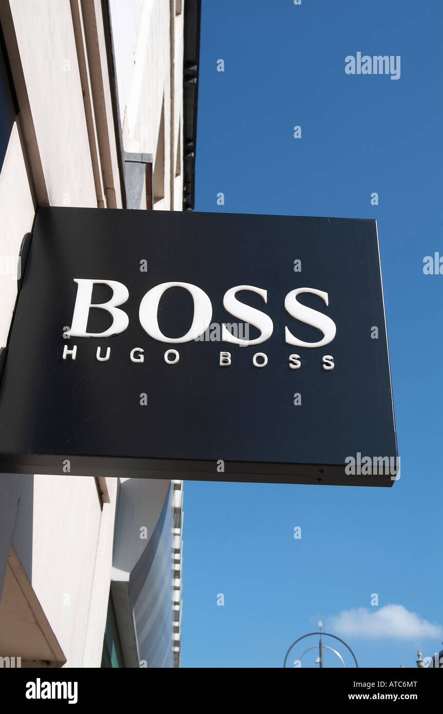 hugo boss shop on high street retail retailer fash fashion industry ...
