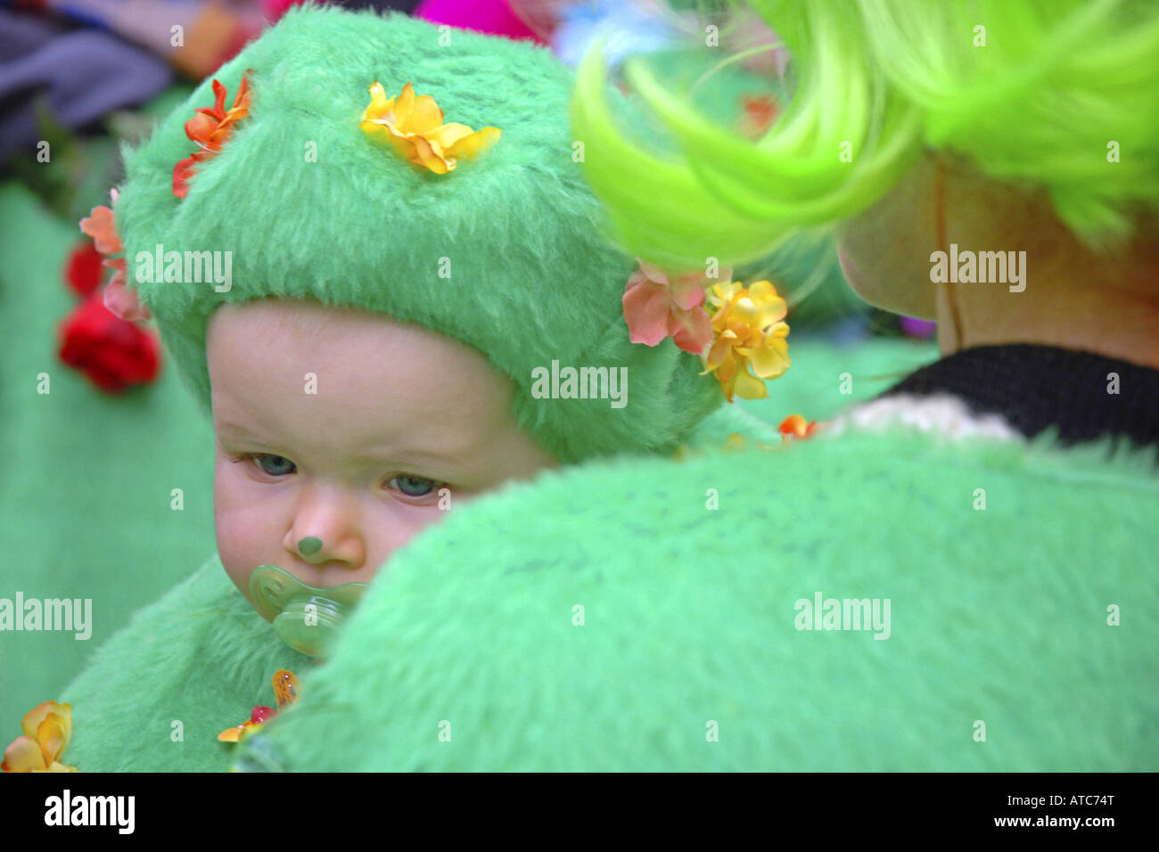 baby at the carnival in cologne, Germany, North Rhine-Westphalia, Koeln ...