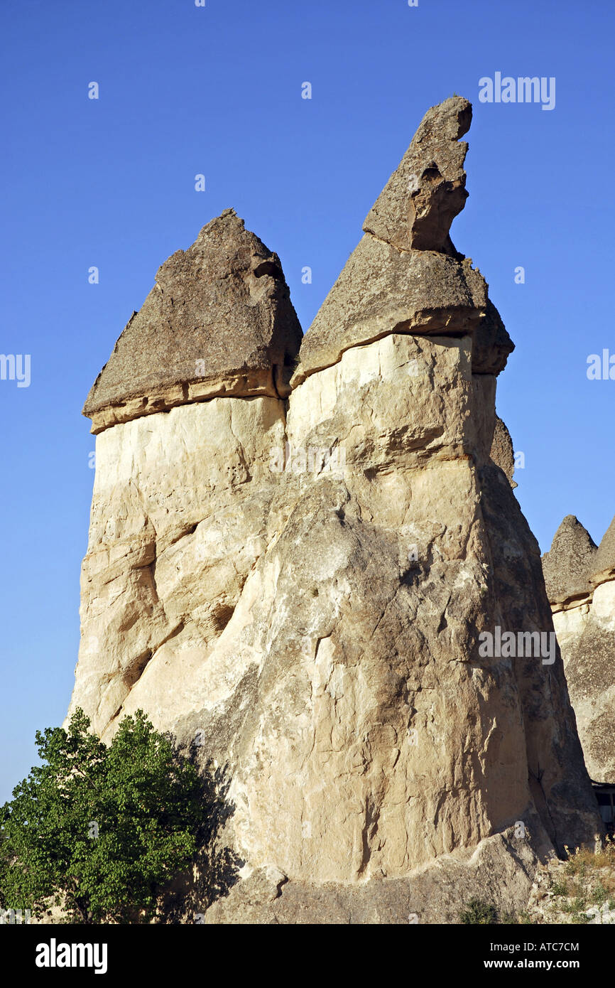 tuff stone formations in the Valley of the Monks (Pasabagi-Valley) near ...
