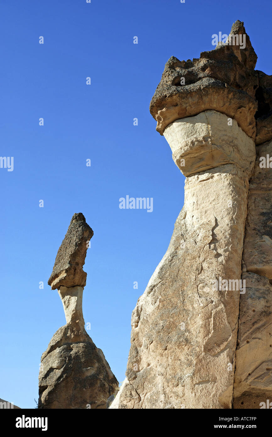 tuff stone formations in the Valley of the Monks (Pasabagi-Valley) near ...