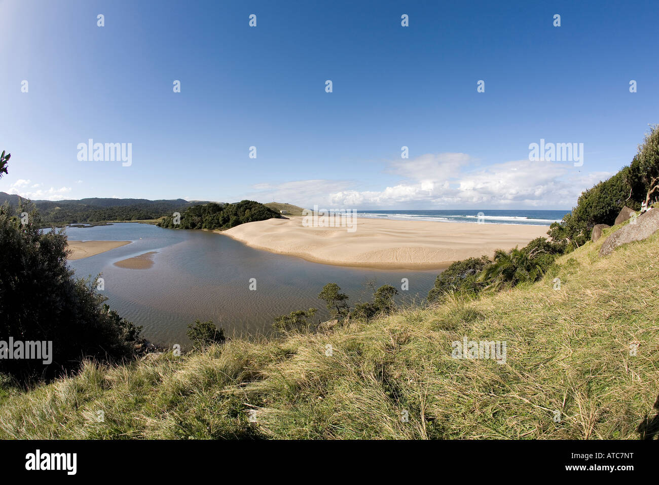 Beach and coast at Mbotyi River Wild Coast Transkei Southeast Africa ...