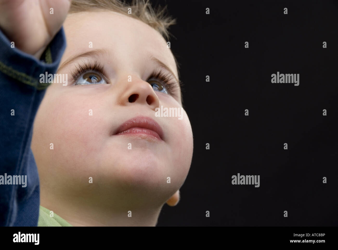 little cute, brown-haired boy Stock Photo - Alamy