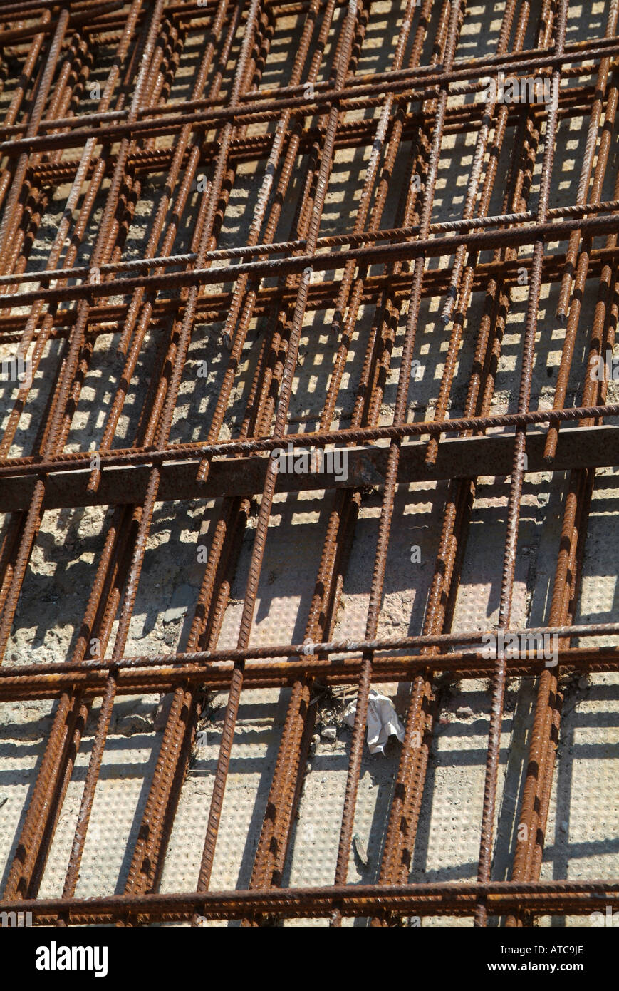 Steel, reinforcement, rebar, construction, concrete, slab, floor ...