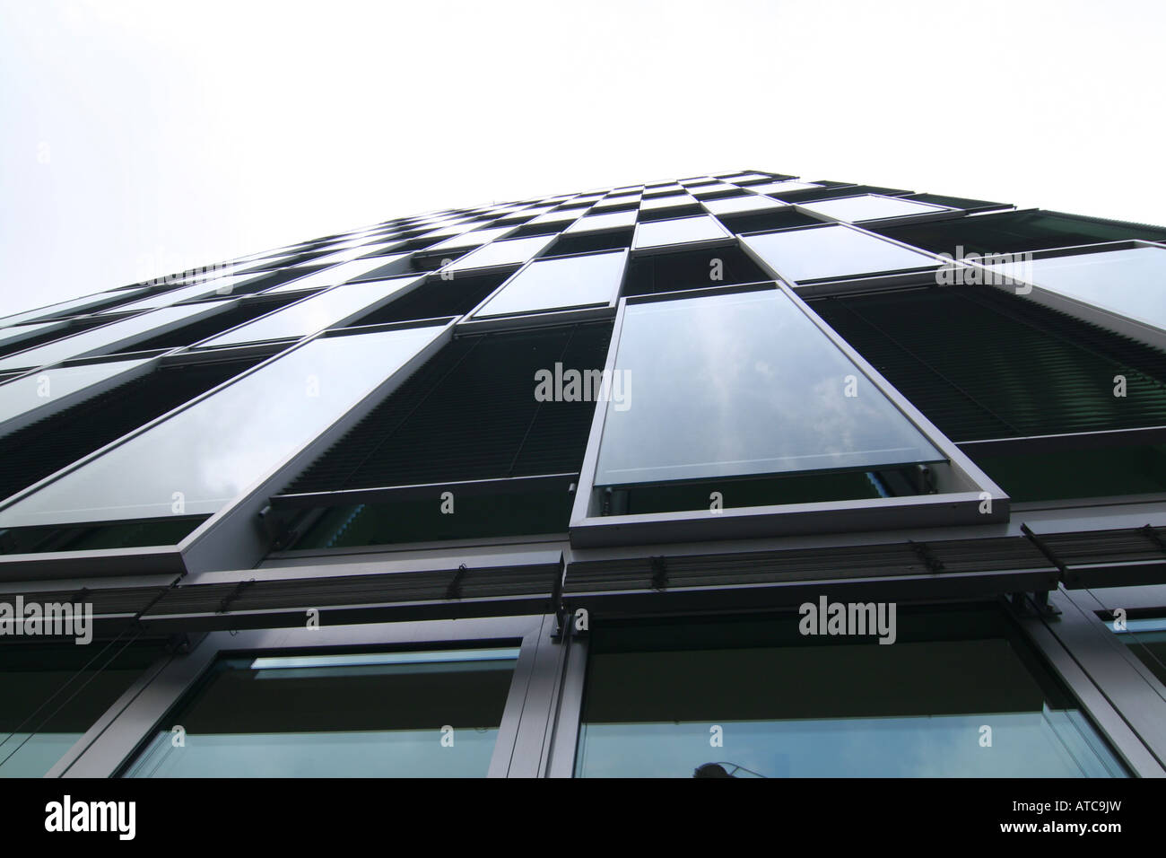 cladding of a modern office building, Germany, North Rhine-Westphalia ...