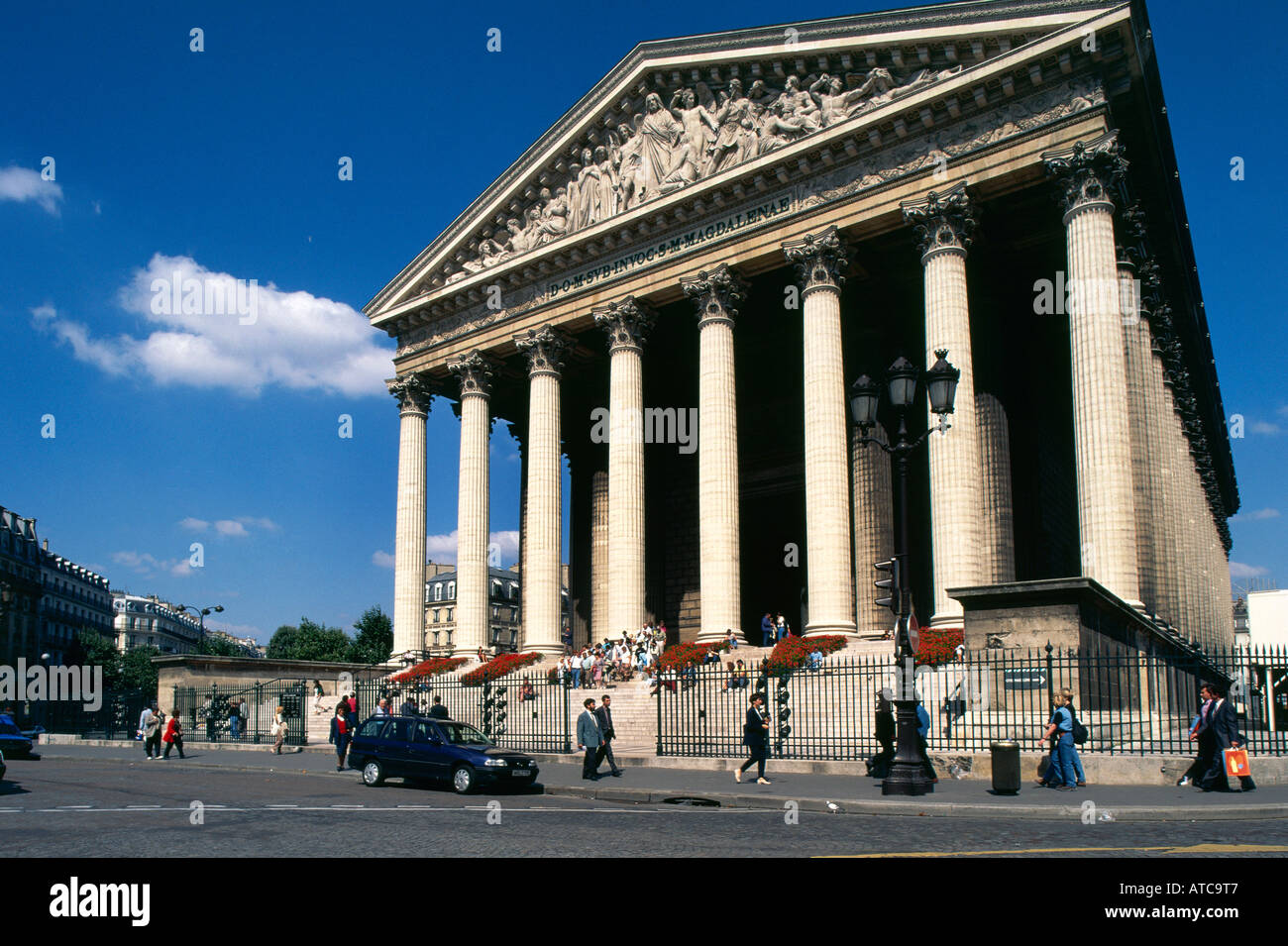 The neo classical Eglise de la Madeleine completed in the early 1800s ...