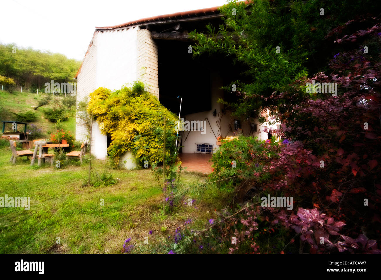 Italian country farm Stock Photo - Alamy