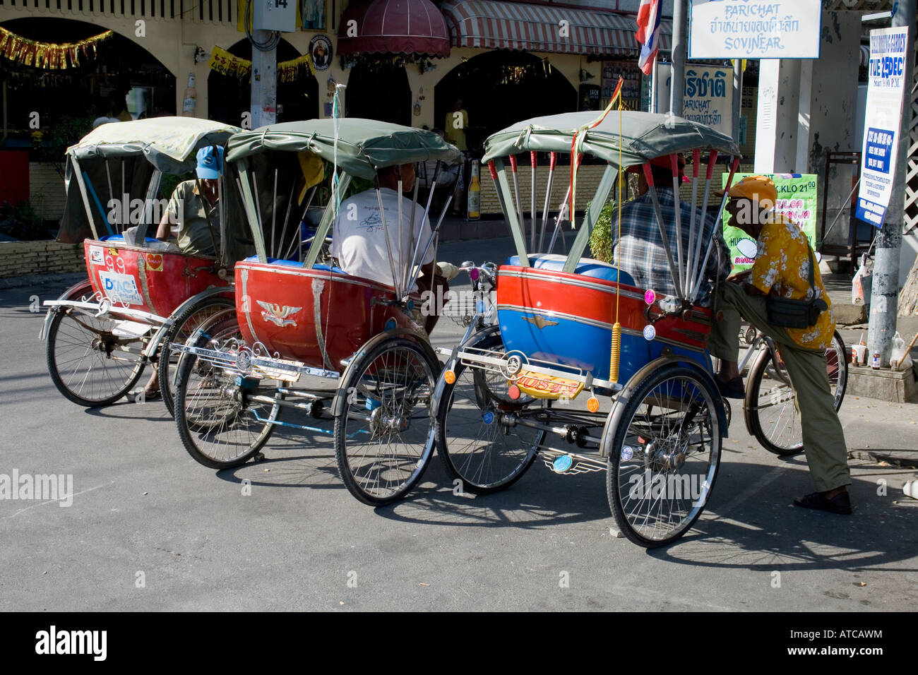 Tuk Tuks Hua Hin Thailand Stock Photo - Alamy