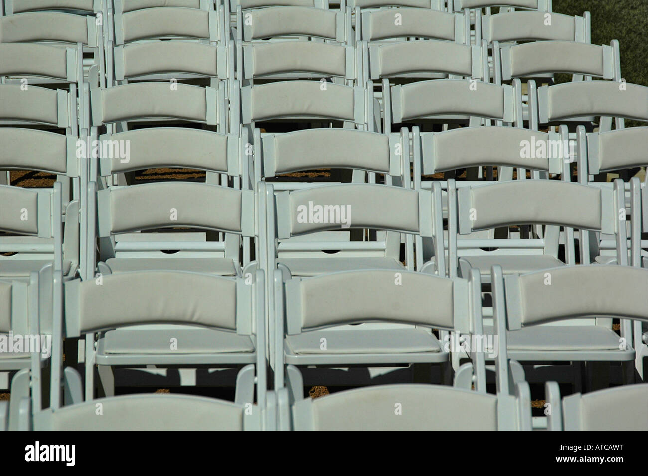 Rows of chairs Stock Photo - Alamy