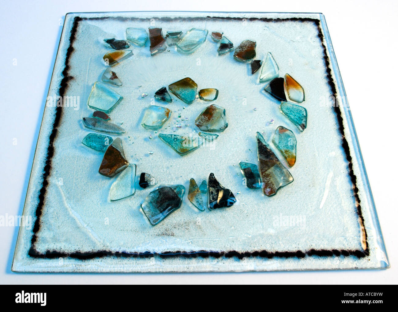 Flat Kiln Formed Glass Stock Photo - Alamy