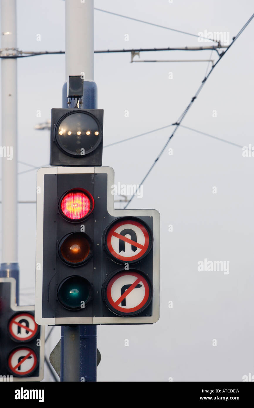 Traffic Lights at stop Stock Photo - Alamy