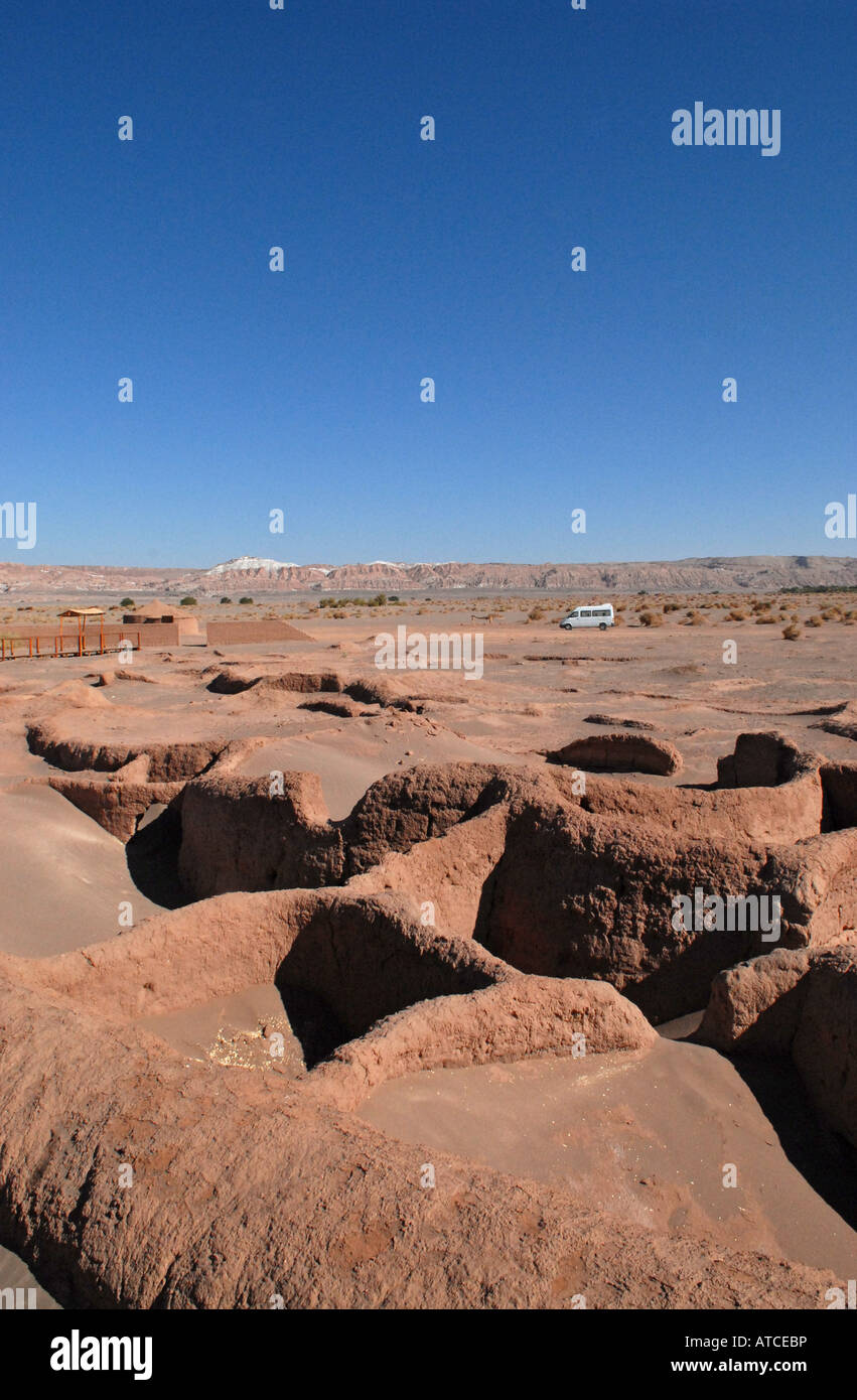 Tulor ancient village archeological site Atacama desert Chile Stock ...