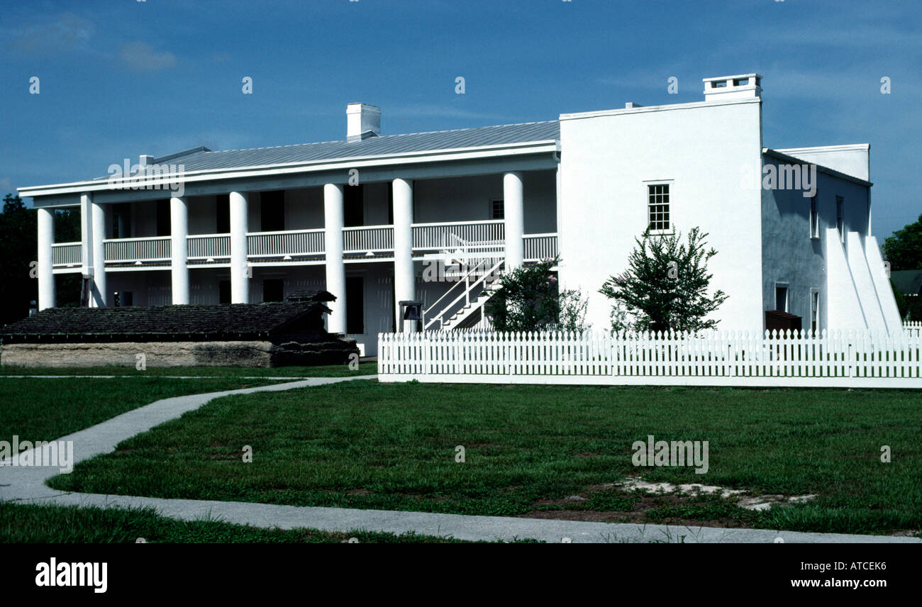 Gamble Plantation State Historic Site mansion Stock Photo - Alamy
