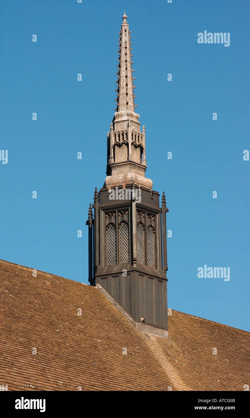 Spire on the roof of the Great Hall of the Guildhall Stock Photo - Alamy