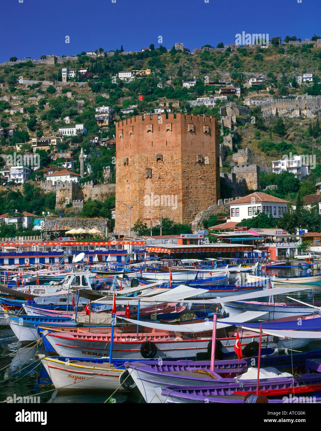 Alanya sightseeing boats hi-res stock photography and images - Alamy