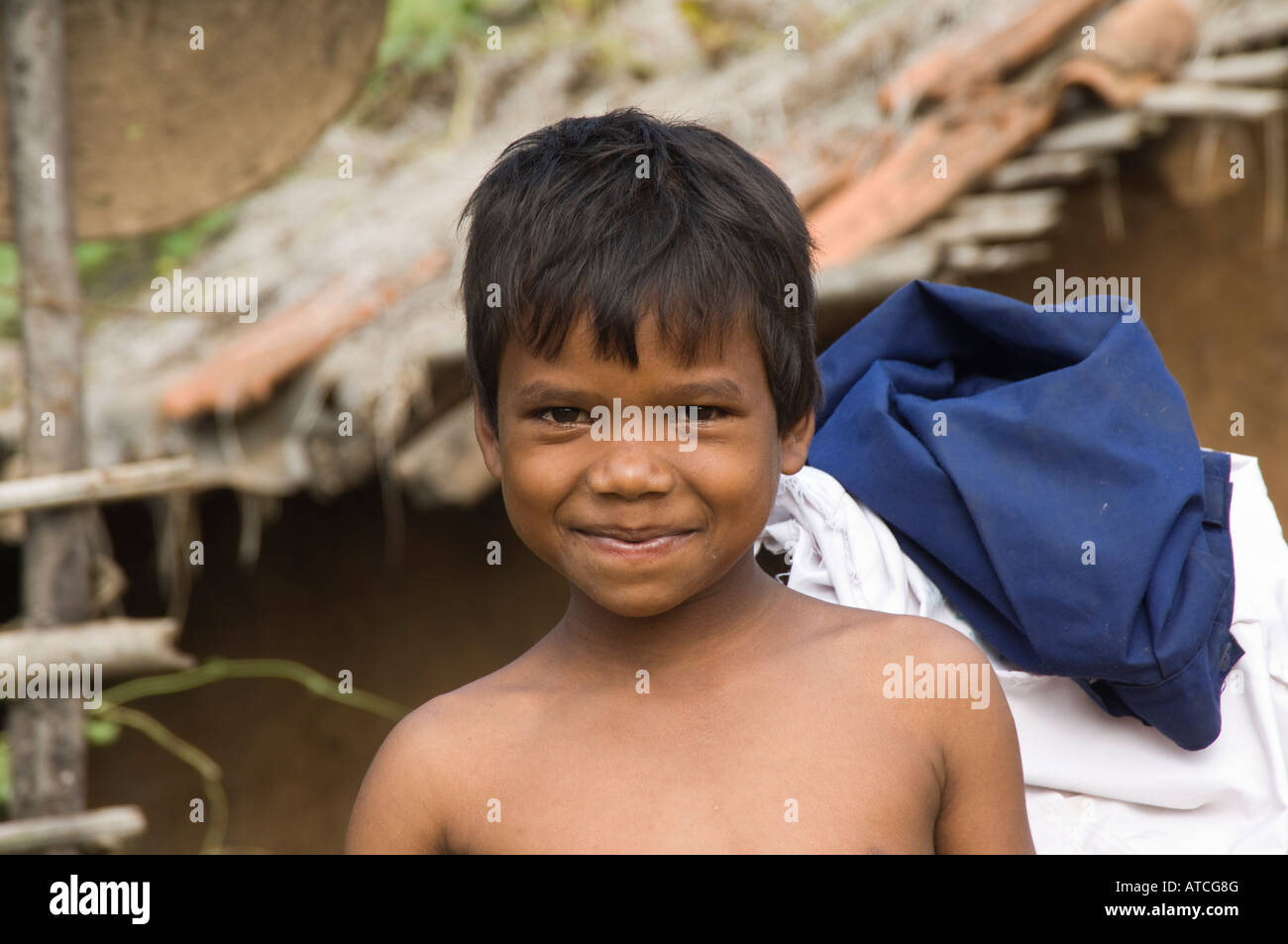 Indian Boy Portrait Stock Photo - Alamy