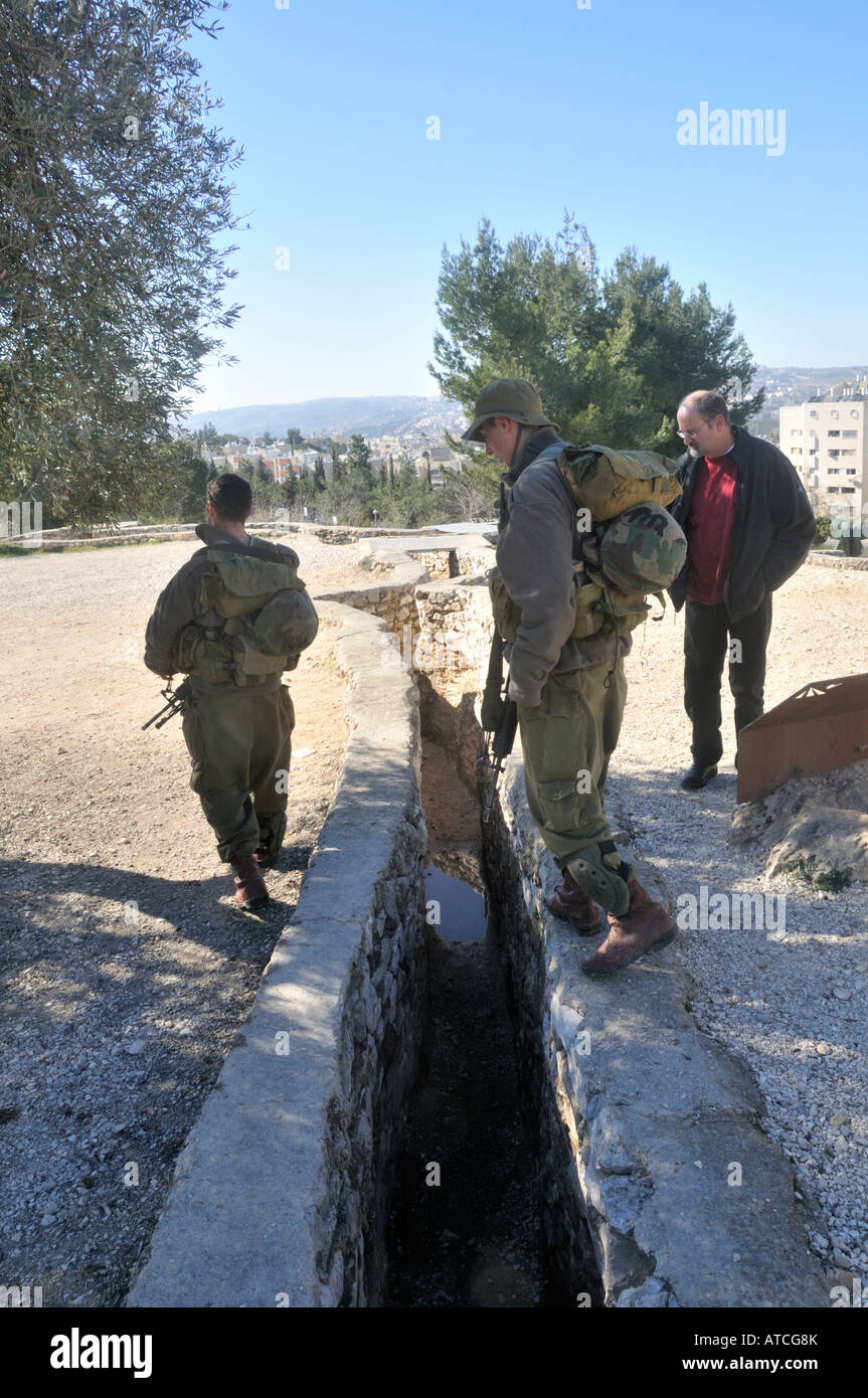 Israel Jerusalem Military memorial site Ammunition Hill Stock Photo - Alamy