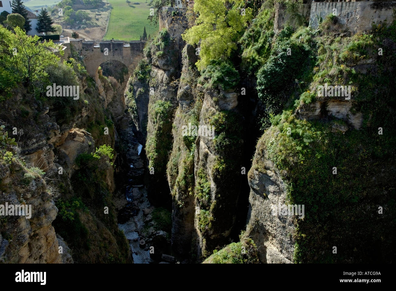 Built in 1616, Puente Viejo ('Old Bridge') spans El Tajo, the deep ...