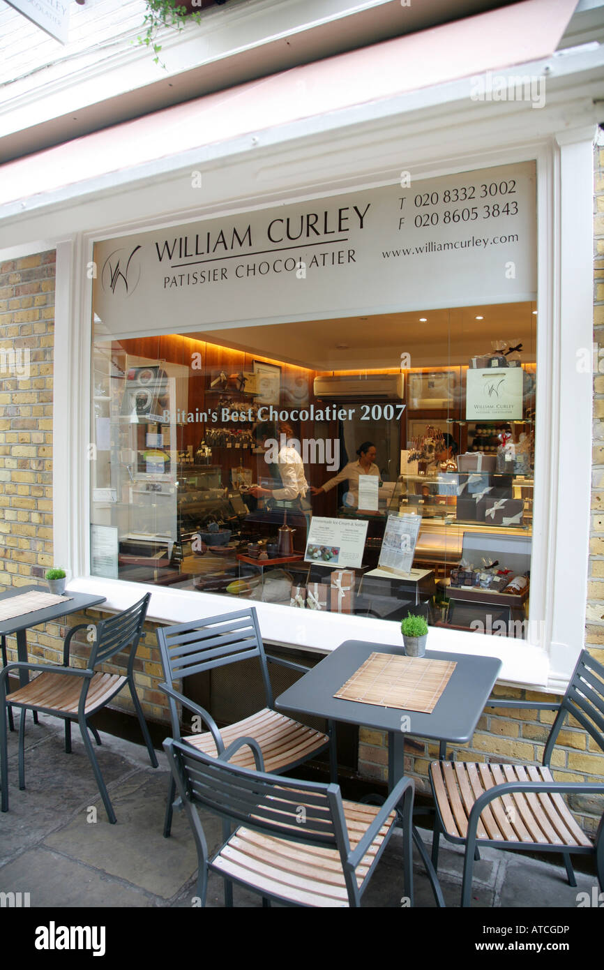 Exterior of William Curley Chocolate shop Paved Court Richmond William ...
