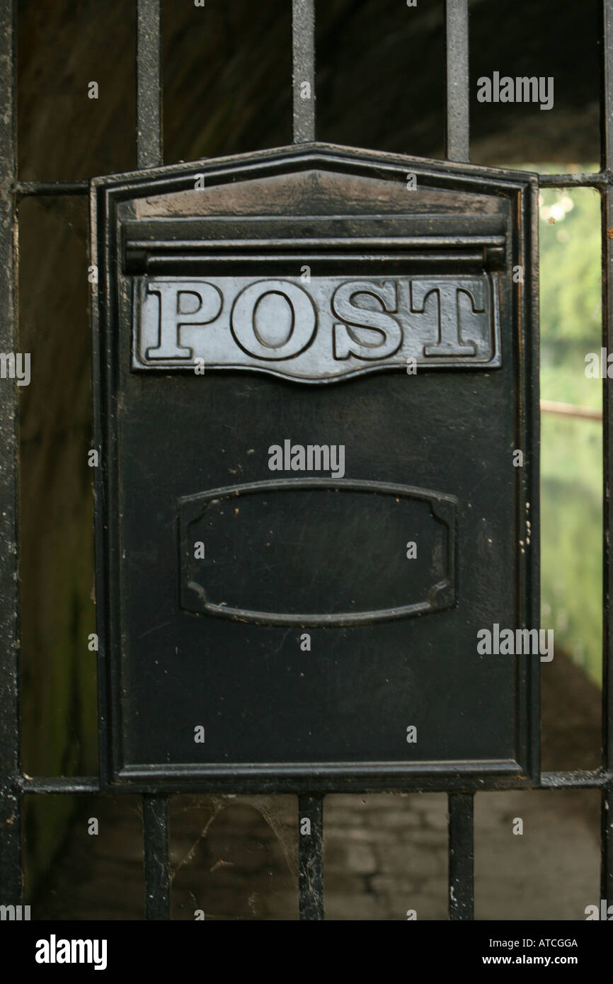 Letter Box for Post Stock Photo - Alamy