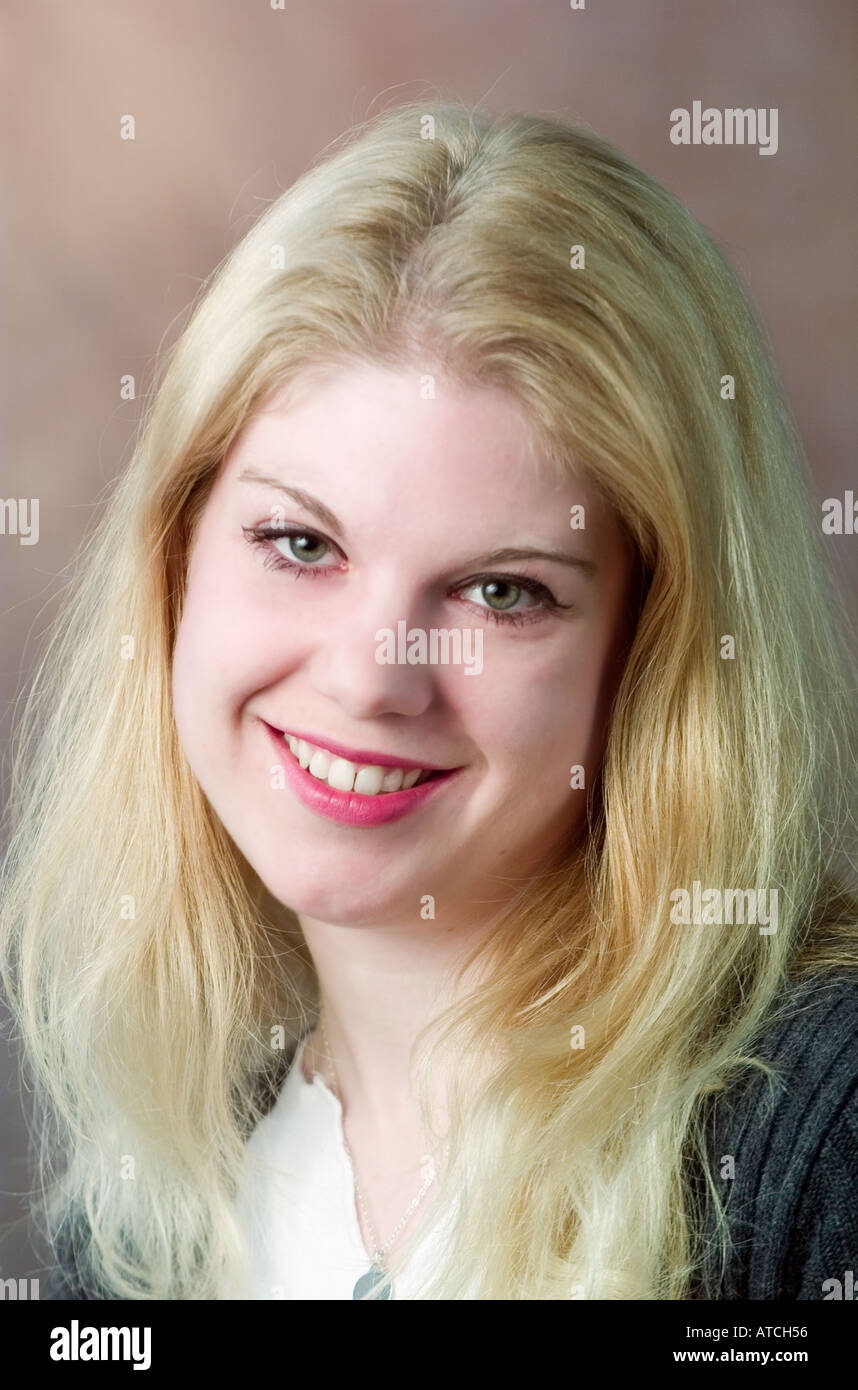 Portrait of Caucasian woman Stock Photo - Alamy
