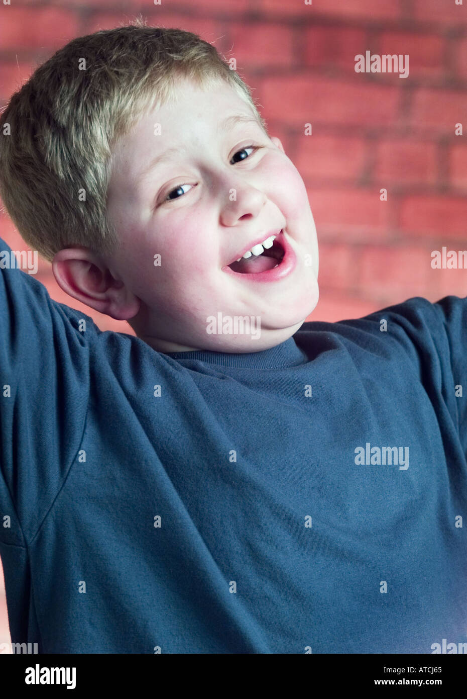 Portrait Caucasian boy Stock Photo - Alamy